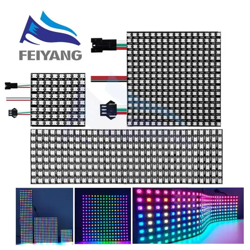 WS2812B-RGB-LED-Digital-Flexible-Individually-Addressable-Panel-Light ...