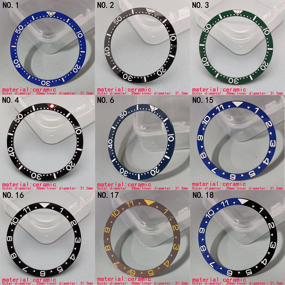 38mm-31-5mm-Flat-Ceramic-Bezel-Insert-Modify-for-Watch-SKX007-SKX009-Replacement-Watch-Parts ...