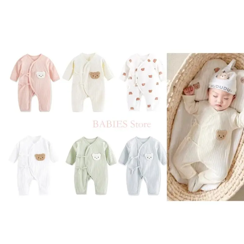 C9GB-Algod-n-Manga-Larga-Romper-Beb-Romper-Unisex-Reci-n-Nacido-Traje ...