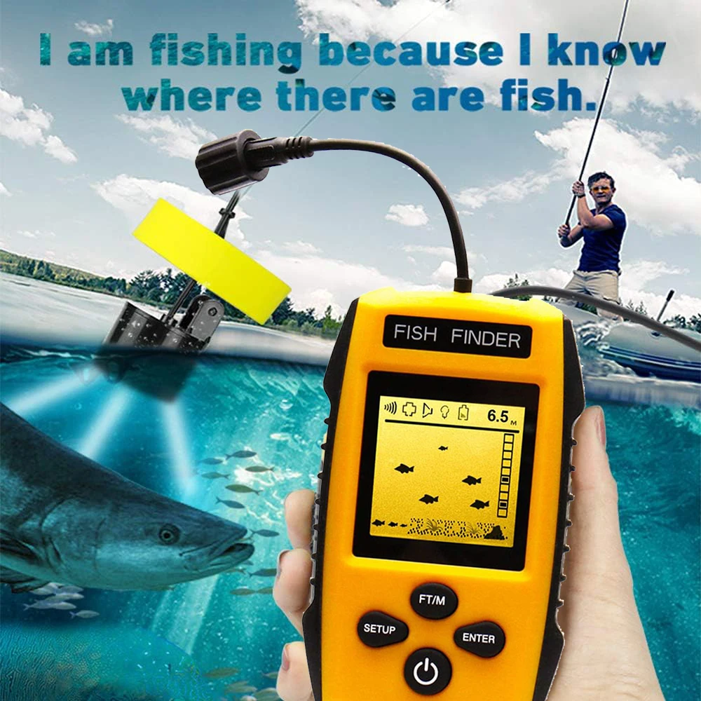 New-Upgrade-Handheld-Fish-Depth-Finder-Ice-Kayak-Shore-Boat-Fishing ...