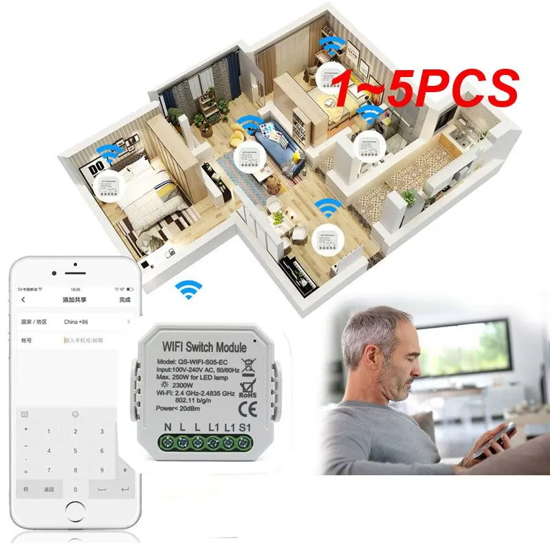 1-5PCS-Portable-Consumption-Measurement-Monitor-Voice-Control-With ...