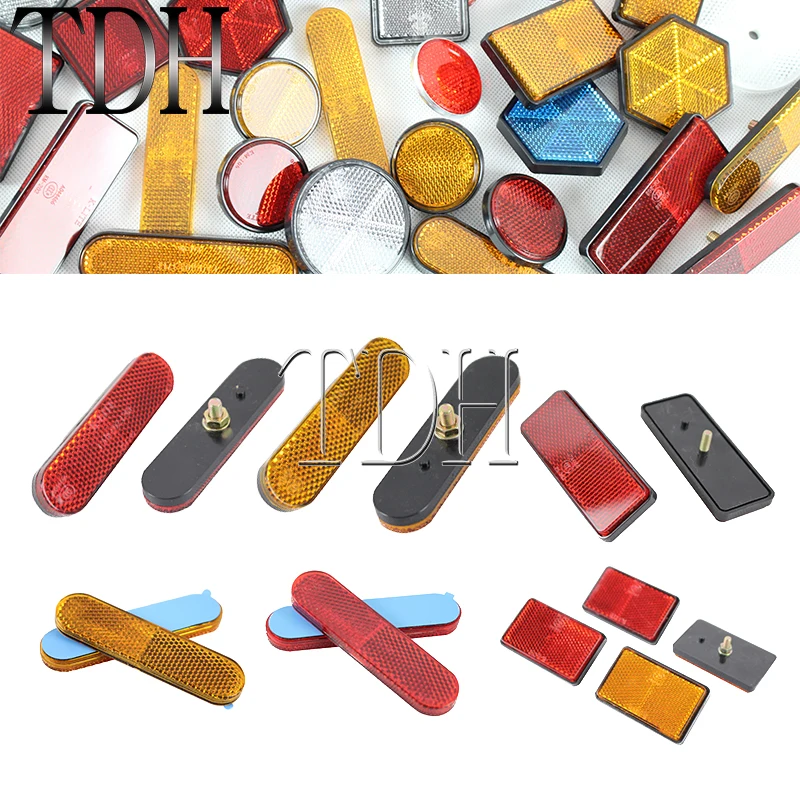 Screw-On-Reflector-Reflective-Warning-Plate-Stickers-Decals-Sheeting ...