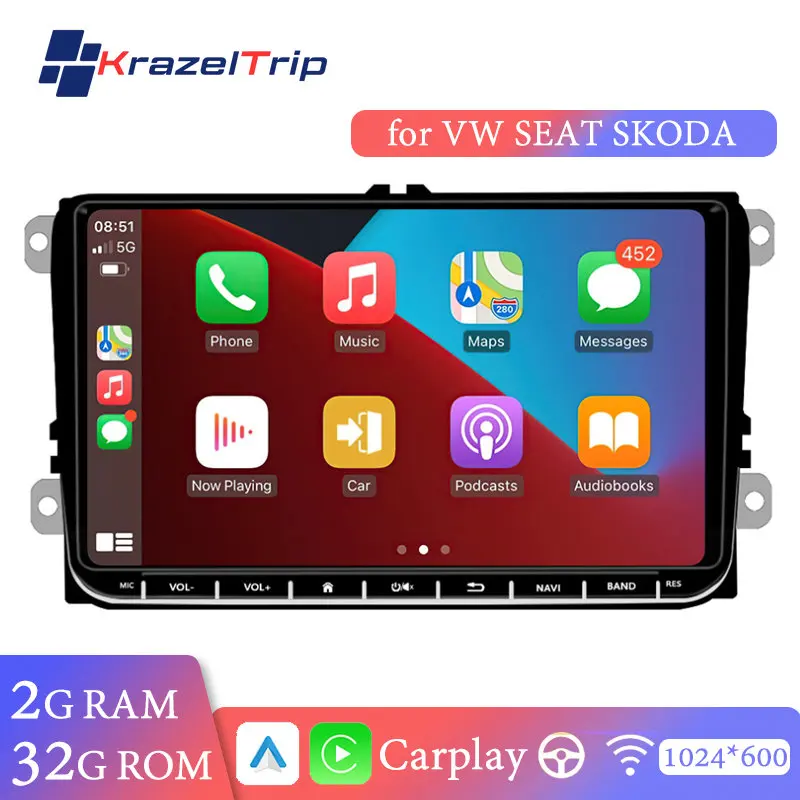 Sistema Inteligente para coche, Radio estéreo con GPS, Bluetooth, RDS ...