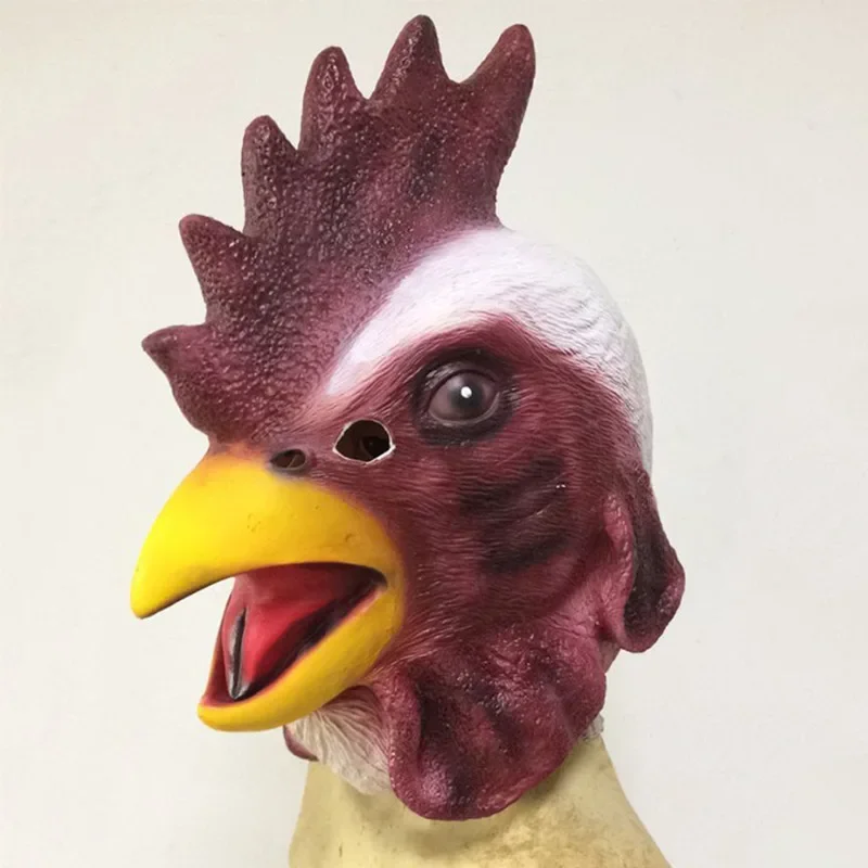 New-Halloween-Latex-Mask-Adult-Richard-Rooster-Mask-Hotline-Miami-Game ...