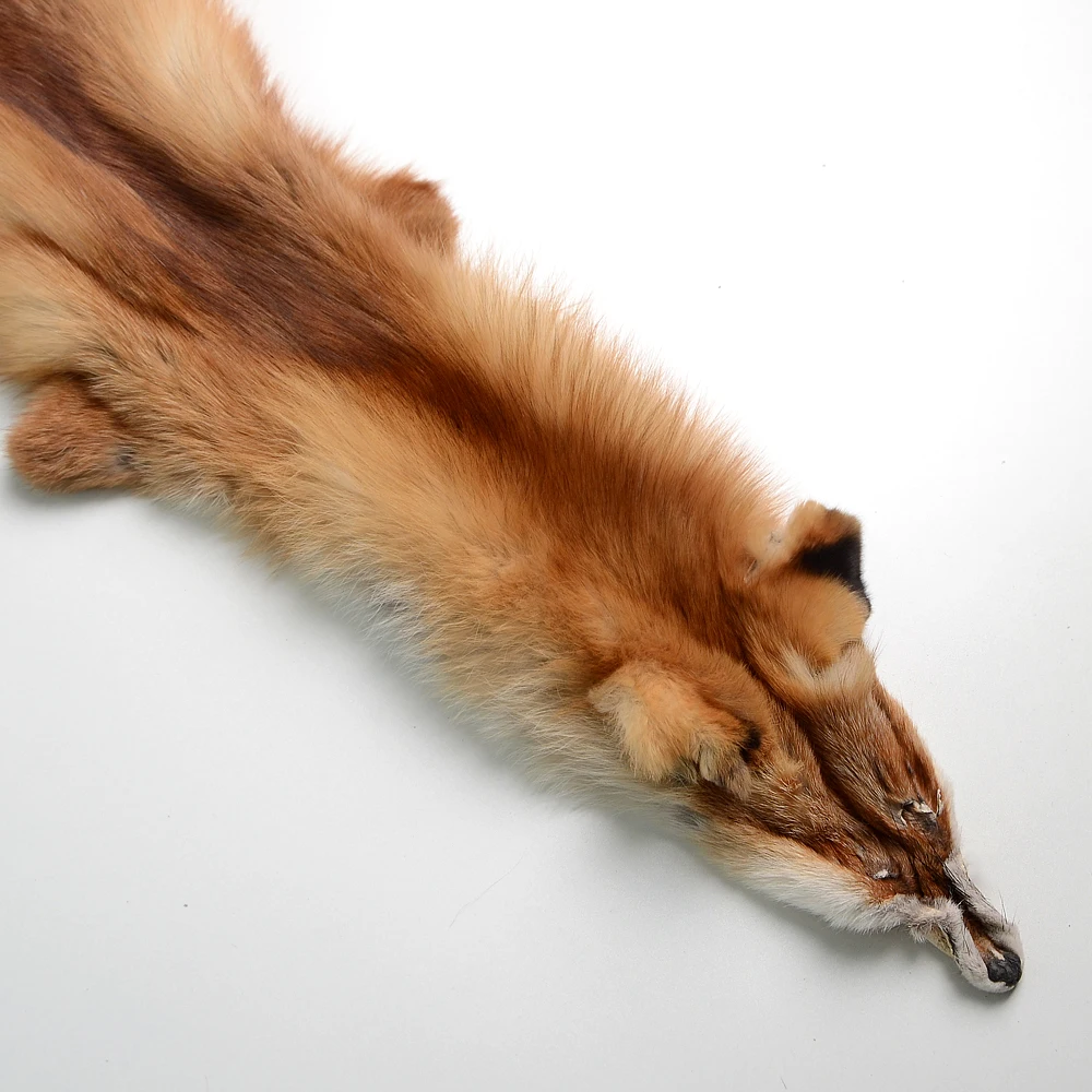 Natural-Real-Red-Silver-Fox-Hide-Pelt-for-Plush-Charm-Cosplay-Pendant ...