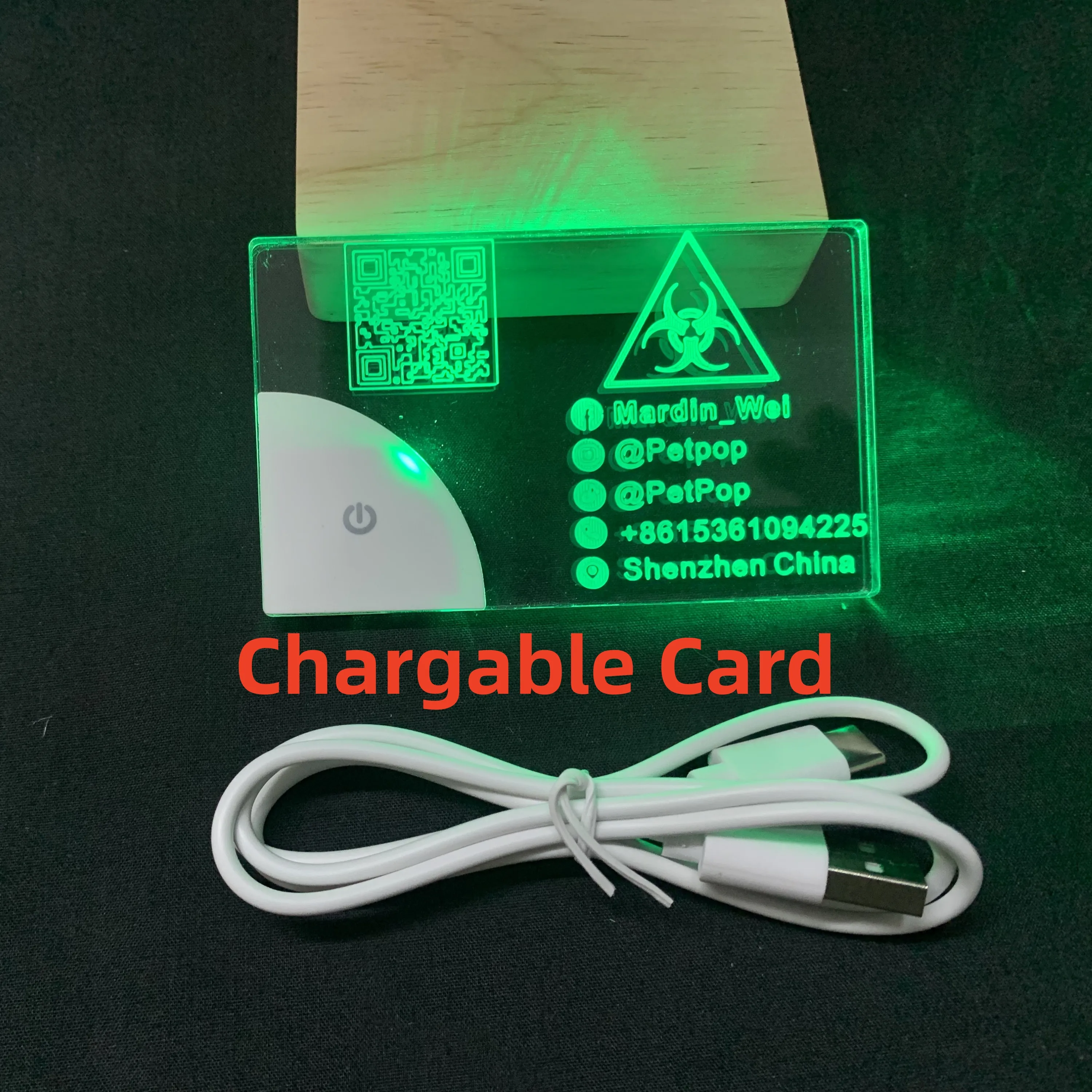 2023-Upgrade-Chargable-Glowing-Business-Card-7-colors-3D-Led-Acrylic ...