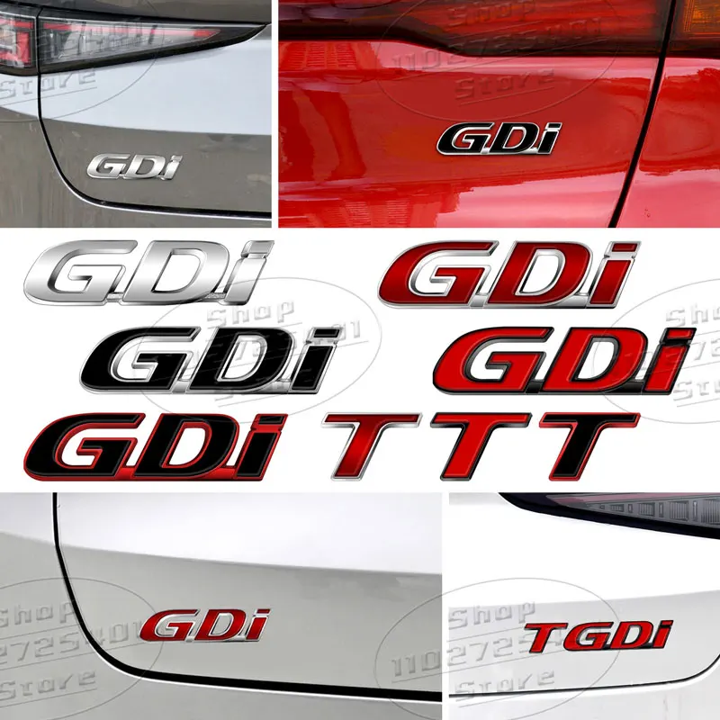 3D-Chrome-Metal-T-GDI-TGDI-Letter-Logo-Emblem-Rear-Bumper-Trunk-Sticker ...