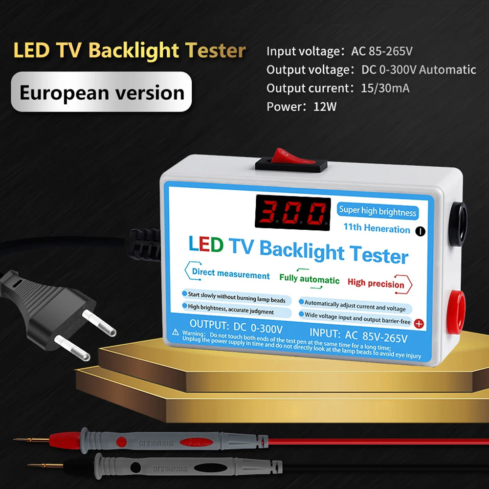 Lâmpada Led Tv Backlight Tester Multiuso Tiras Led Grânulos Ferramenta ...