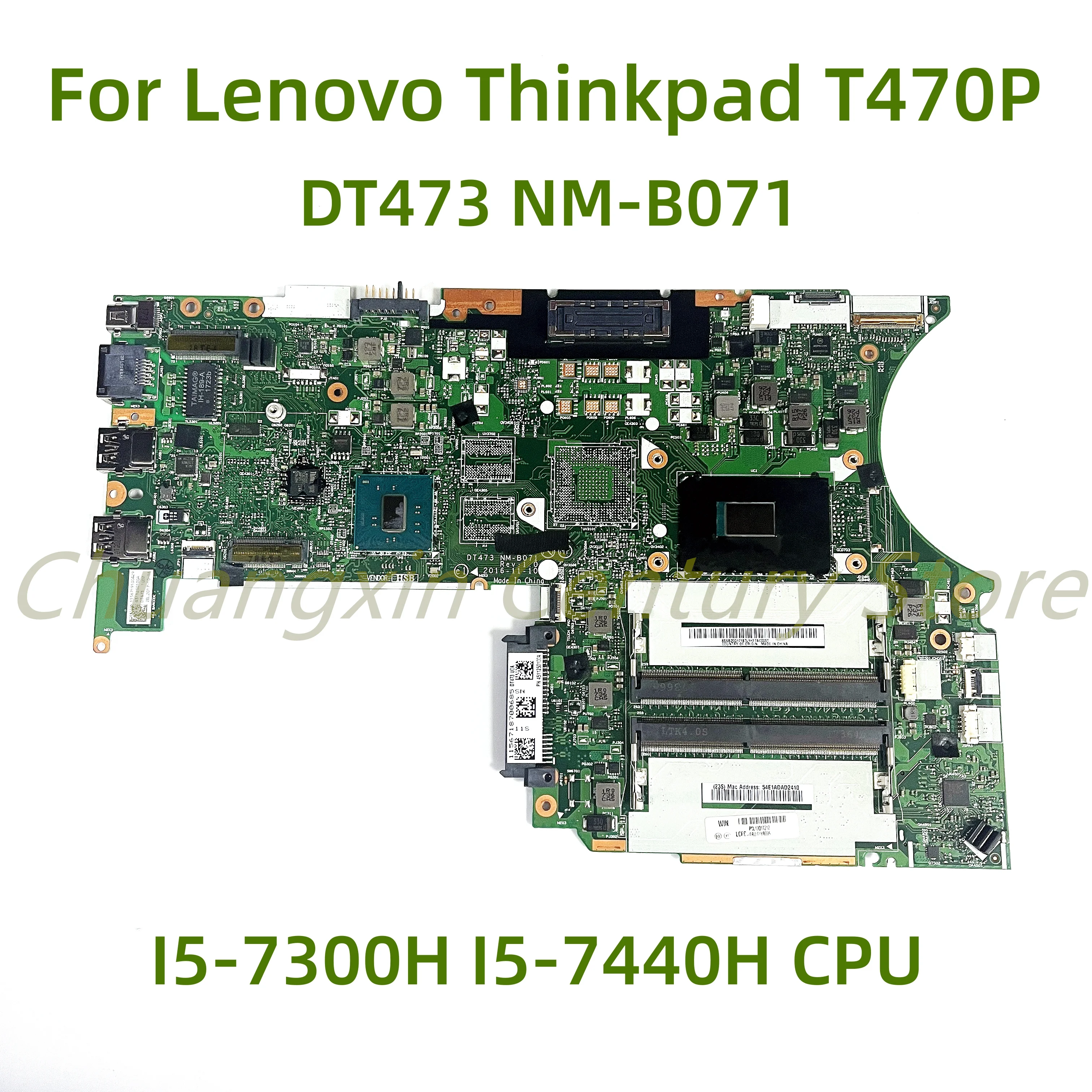 Suitable-for-Lenovo-ThinkPad-T470P-laptop-motherboard-DT473-NM-B071 ...
