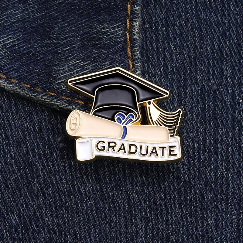 Fashion-Teacher-Student-Graduation-Brooch-Graduation-Certificate ...