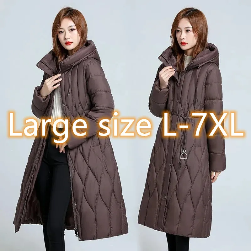 Down-Cotton-Padded-Jacket-Female-Large-Size-L-7XL-Slim-2024-Winter-New ...