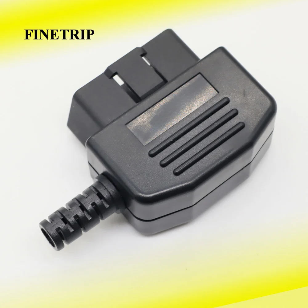 5set Sample Price DIY Male Shell OBD OBDII OBD2 16Pin Connector With ...