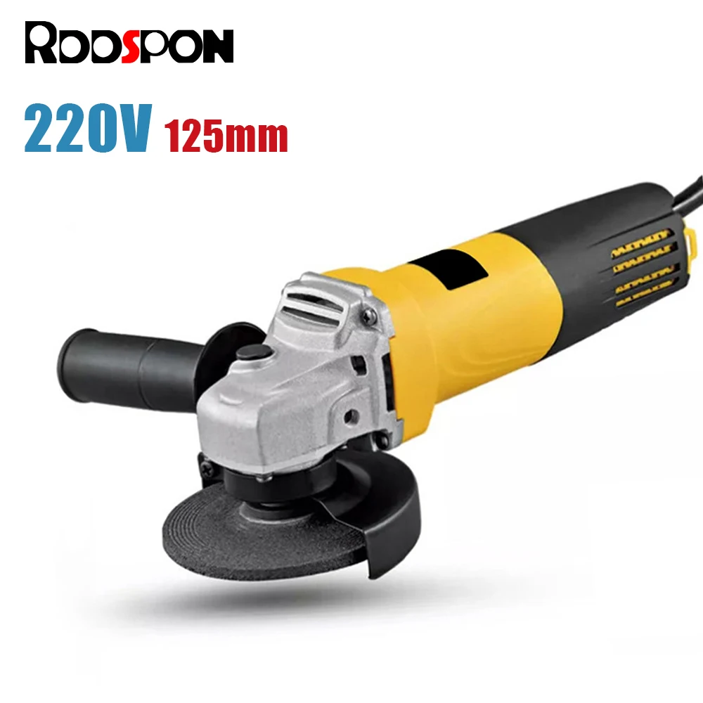 220V-Electric-Angle-Grinder-125mm-1050w-6-Variable-Speed-11000RPM-for ...
