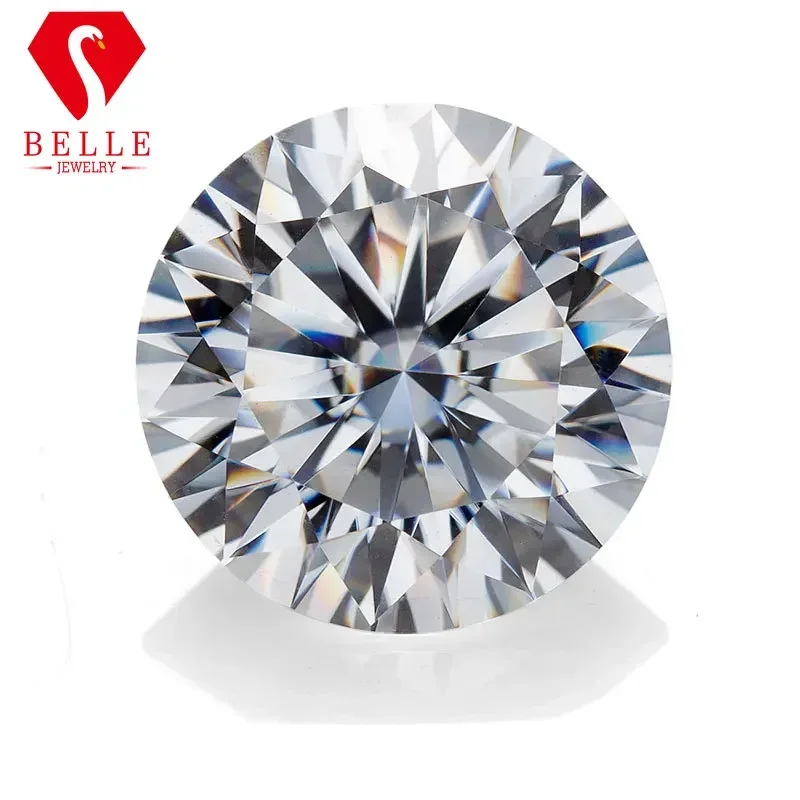 10-Hearts-10-Arrows-Round-Cut-Hot-Sale-D-Color-Moissanite-Loose ...