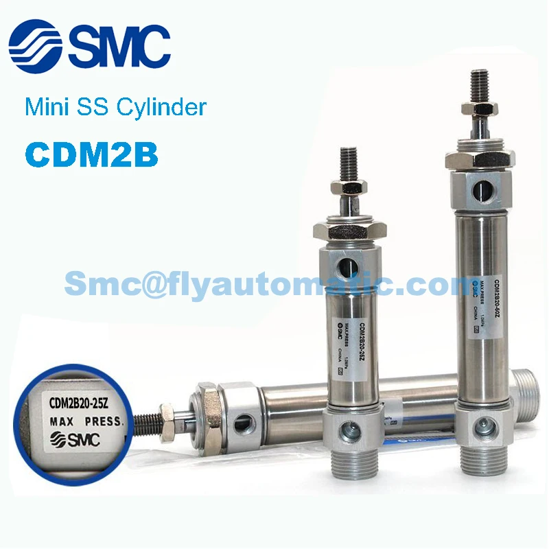 SMC 스테인레스 스틸 미니 실린더 CM2B20/CDM2B20 100A/125A/150A 175A 200A 250A 300A| | - AliExpress