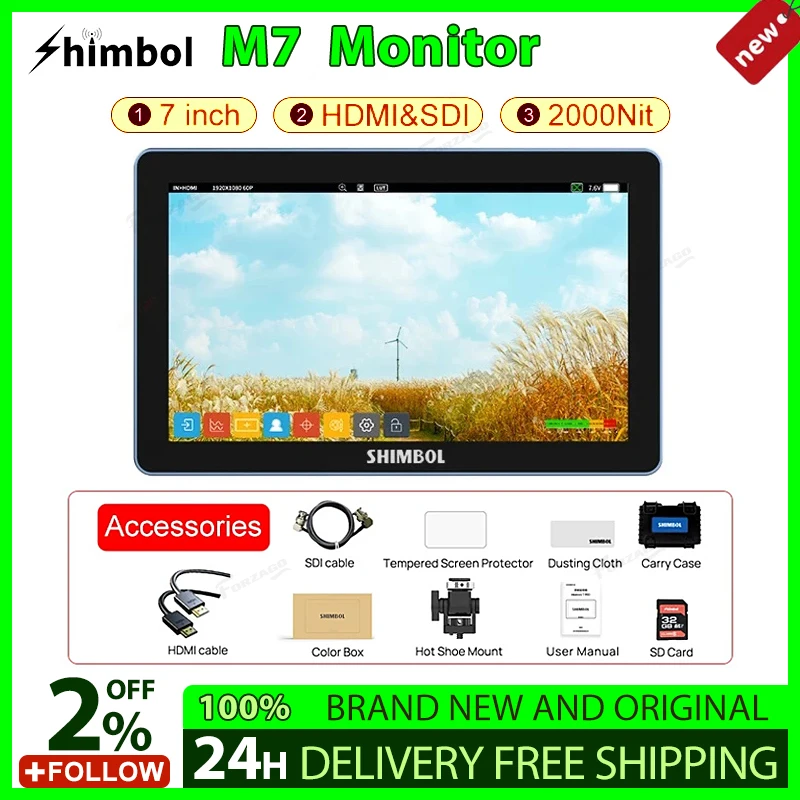SHIMBOL-M7-7-Inch-DSLR-Camera-Filed-Monitor-DCL-P3-Gamut-LPS-Screen ...