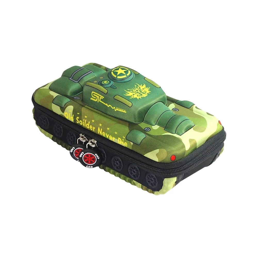 EVA-3D-Tank-Pencil-Case-for-Boys-Creative-Simple-Pencil-Bag-Large-Pen ...