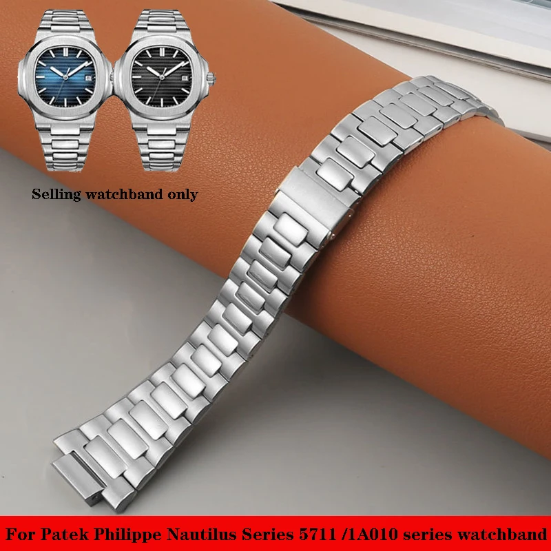 Solid Stainless Steel Watch Strap Bracelet Metal Watchband with Folding ...