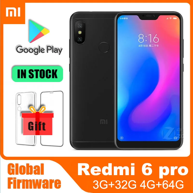 xiaomi Redmi 6/6A/6 Pro Mi A2 Lite 4g 64g Cellphone Snapdragon 625 4000mAh Batterry Dual SIM ...