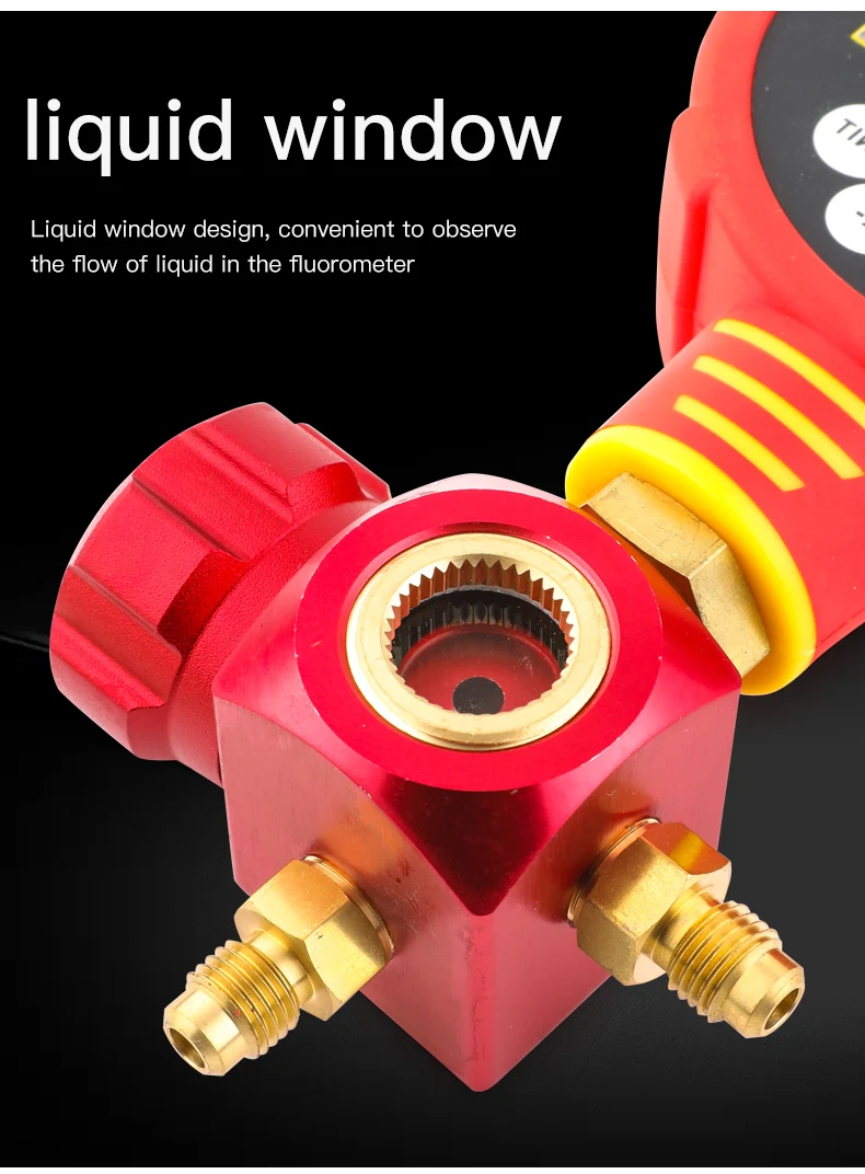 Accessoires auto intérieurs,manomètre électronique pour climatiseur de voiture,WK-688H-L WK ...