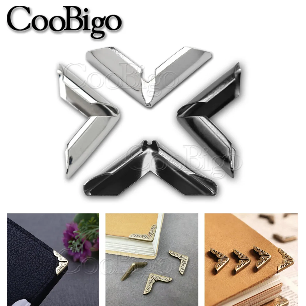 50pcs Book Corner Folder Scrapbooking Albums Menu Metal Folders ...