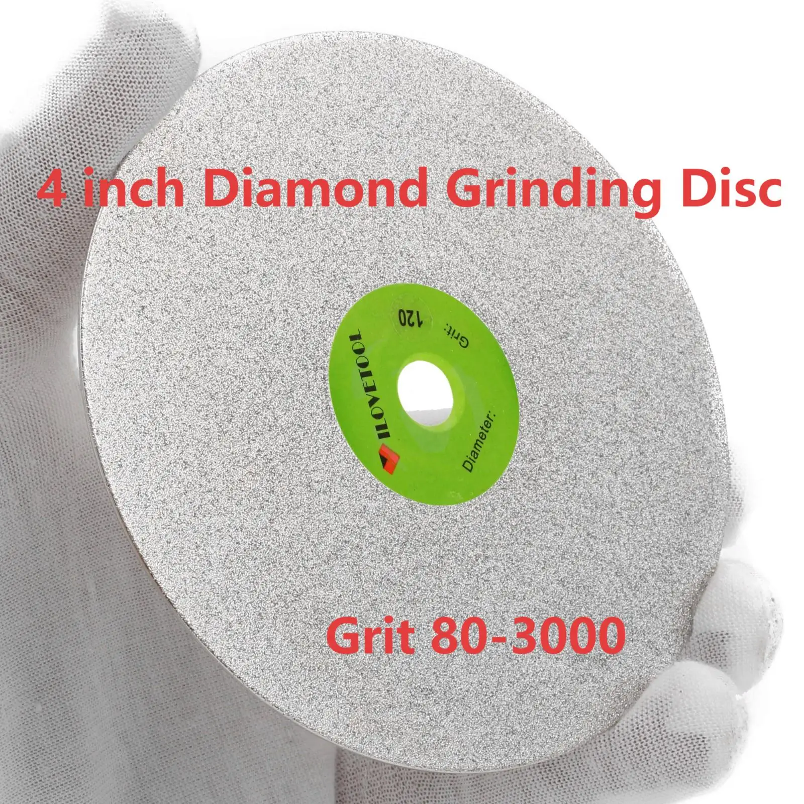 4" inch 100mm Grit 80-3000 Diamond Coated Flat Lap Disk Grinding ...