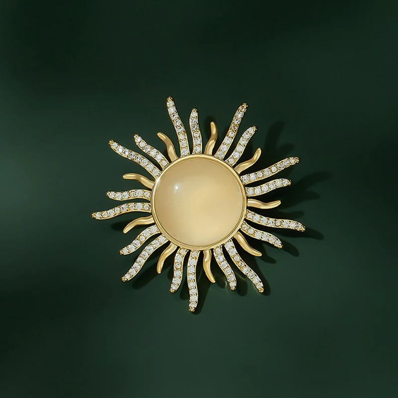 Fashion-Dress-brooch-Pin-Sun-Metal-Women-Brooch-New-Accessories-Jewelry ...