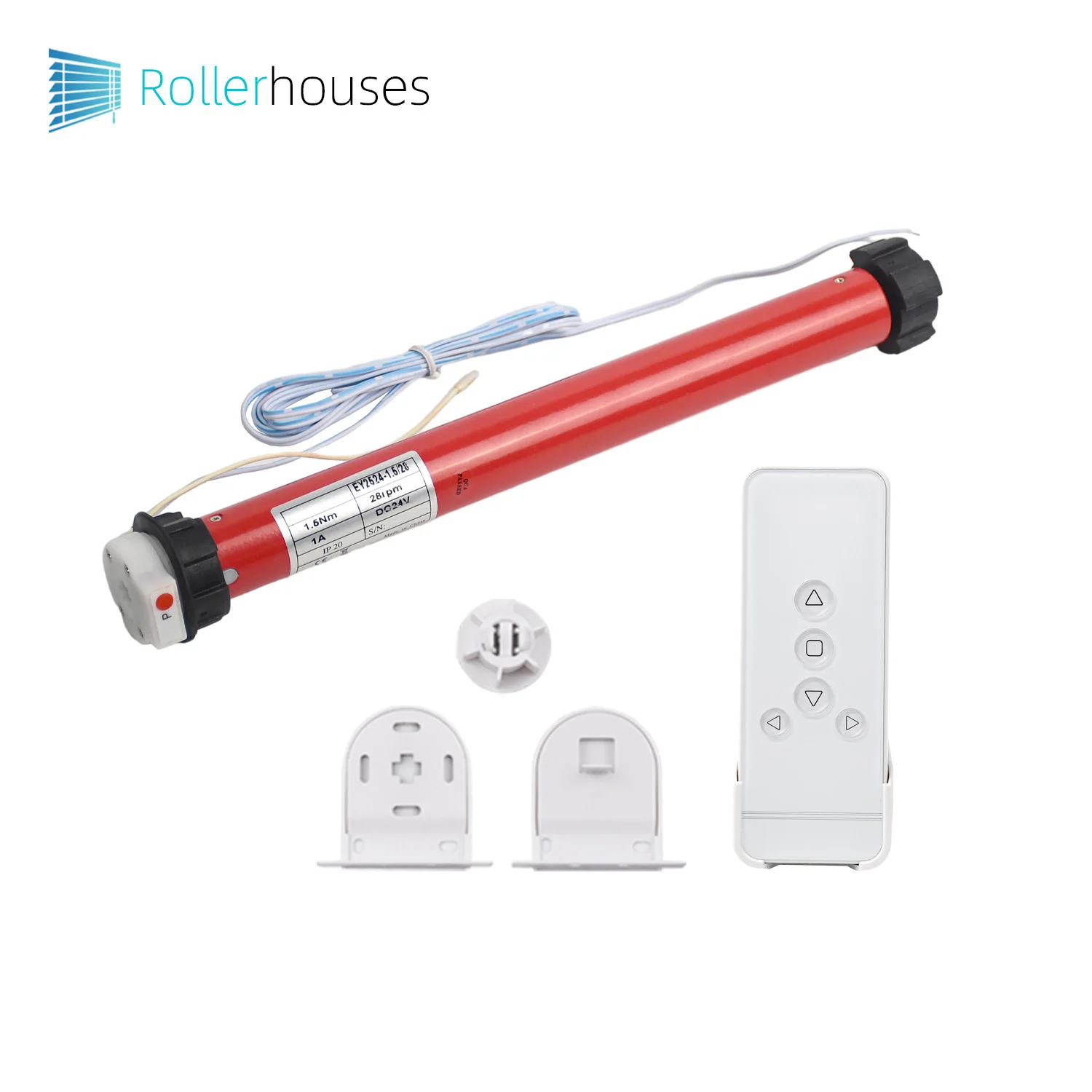 EY2512-12V Electric Roller Blinds/Shades Radio DC Tubular Motor Kit ...
