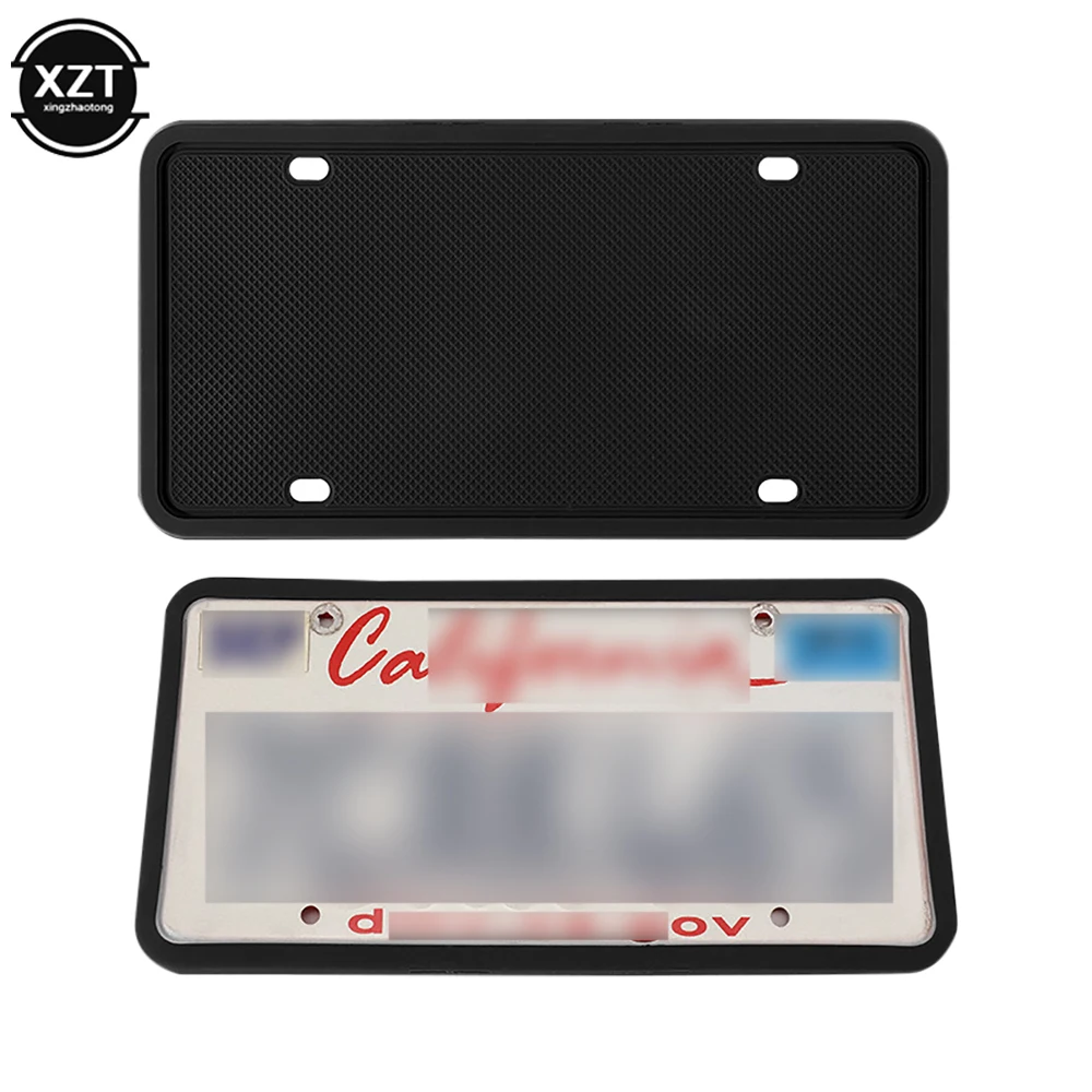 Silicone-License-Plate-Frames-Weather-Proof-Car-License-Plate-Cover-Car ...