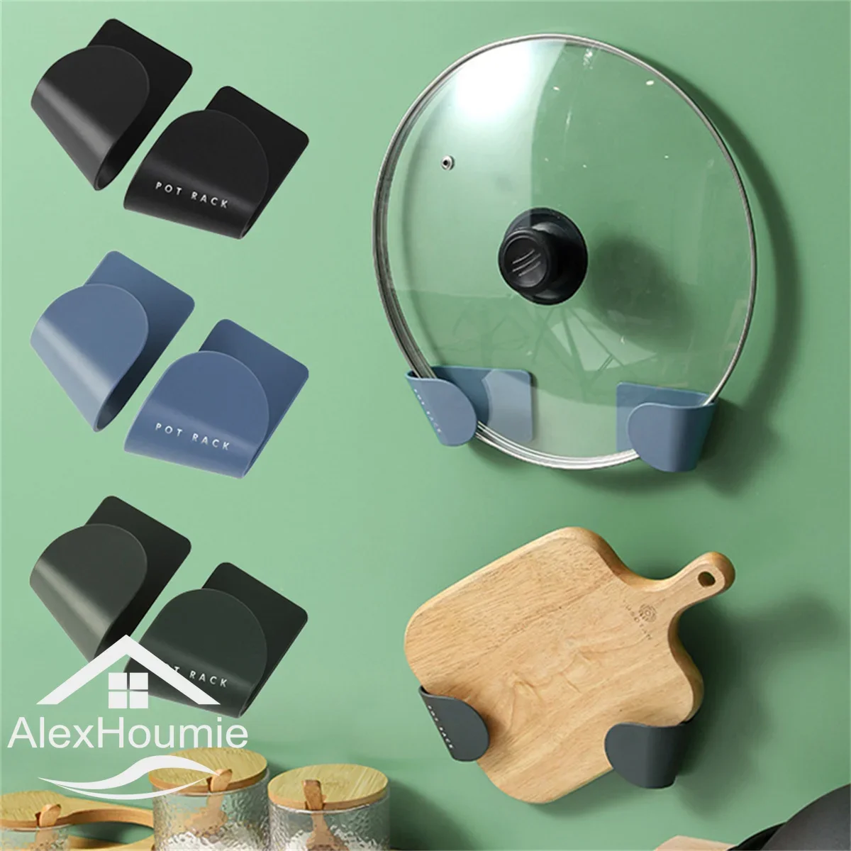 Wall-Mounted Pot Lid Holder – Navs Crafty Kitchen