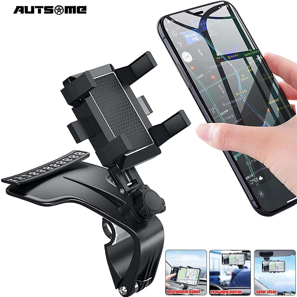 Car Multifunctional Mobile Phone Bracket For Cars Products 1080 Degree ...