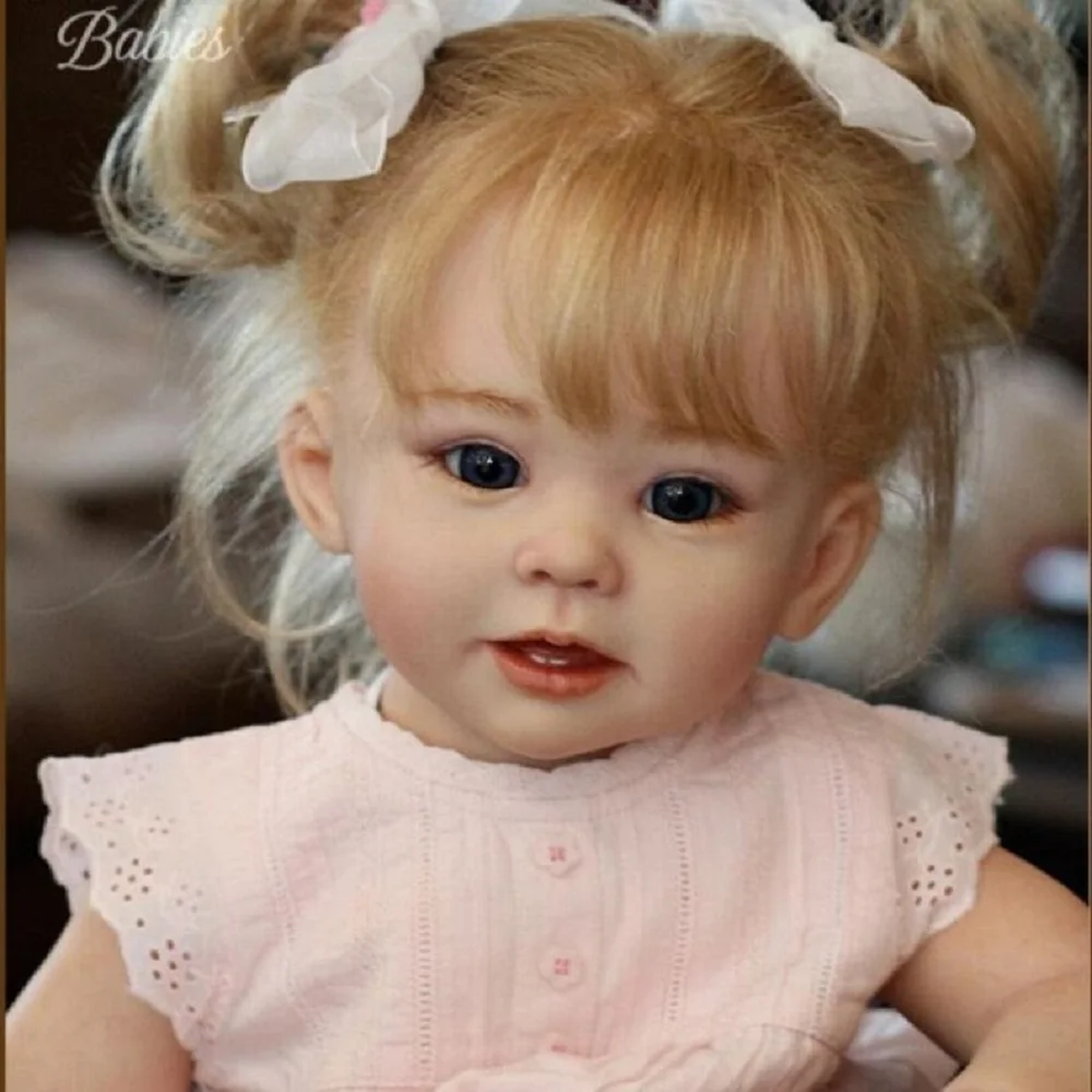 66cm Cuddly Bonnie Reborn Doll Kits With Rooted Hair DIY Vinyl Kit ...