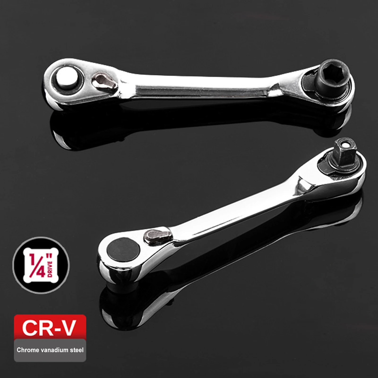 1-4-Ratchet-Wrench-Double-Ended-Quick-Socket-Ratchet-Wrenches ...