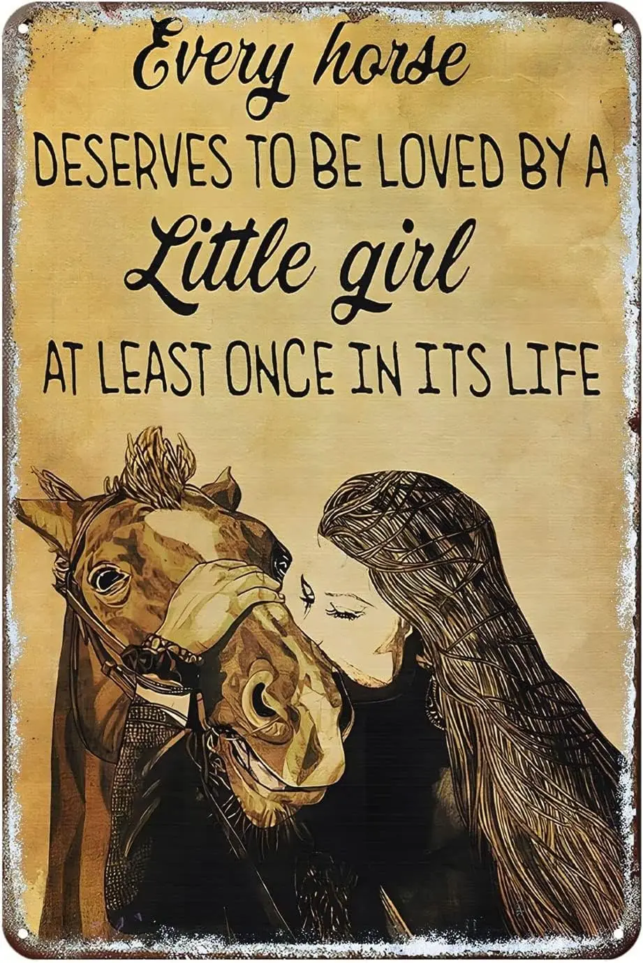 Panneau-d-art-vintage-pour-la-d-coration-murale-chaque-cheval-m-rite-d ...