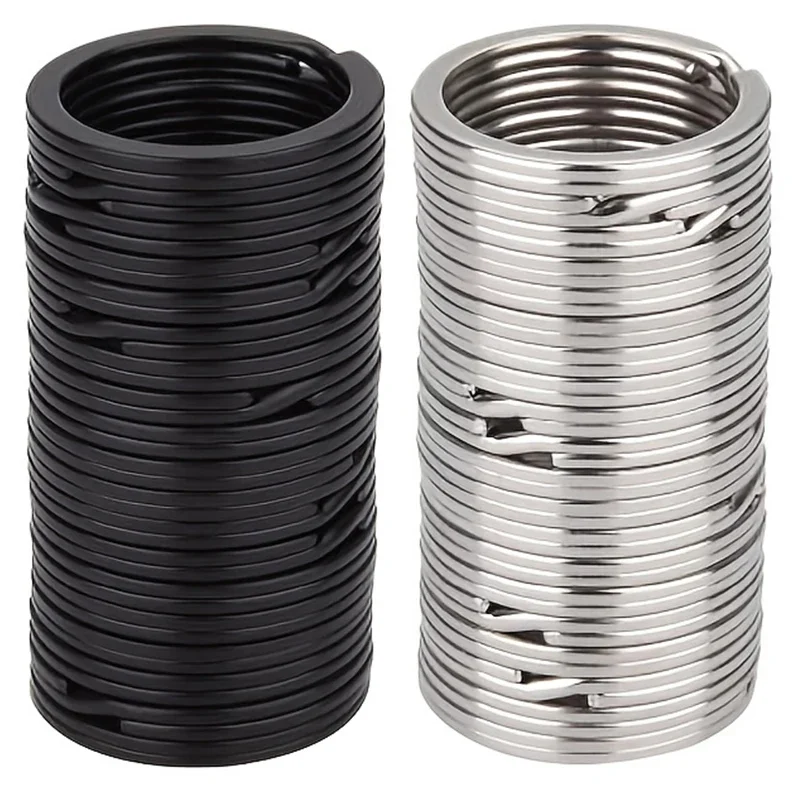 10-24pcs-Iron-Round-Key-Rings-For-Keychains-DIY-Keyrings-Key-Organizer ...