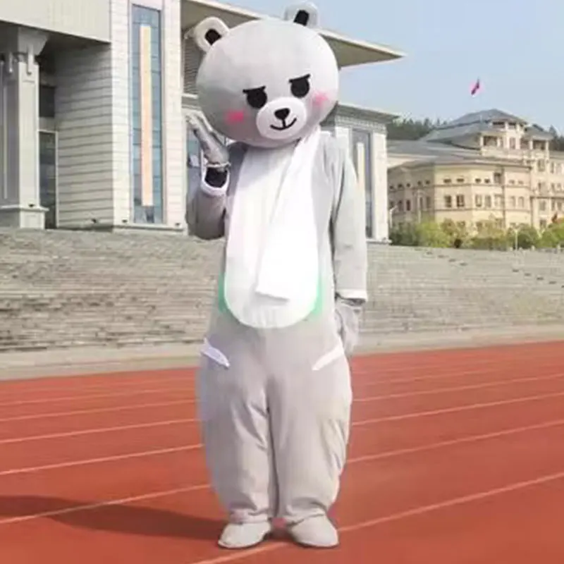 Disfraz de mascota oso de peluche, lindo disfraz de muñeco panda ...