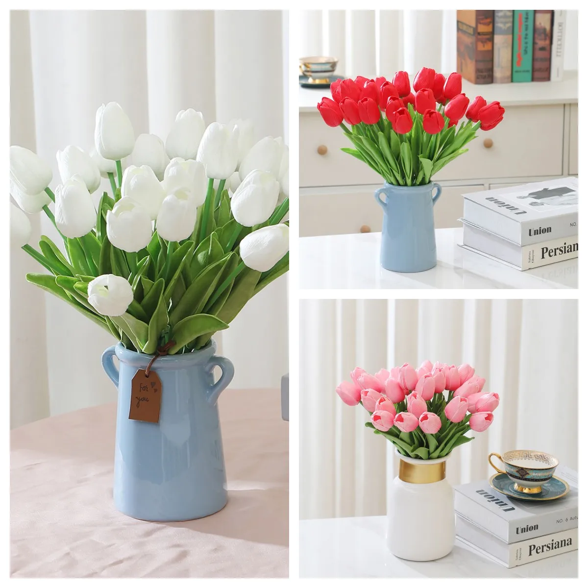 Tulips Home Decoration Real Touch | Touch Artificial Flower Tulip - 10/20pcs - Aliexpress