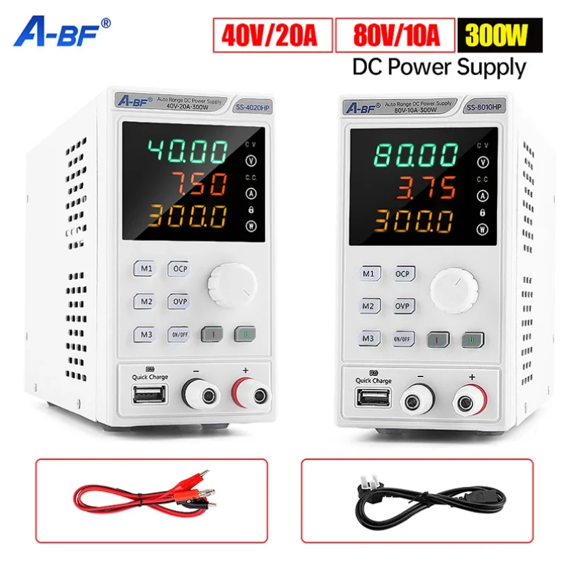 A-BF Laboratory DC Power Supply Unit Adjustable 4 Digit Mini Lab Bench ...