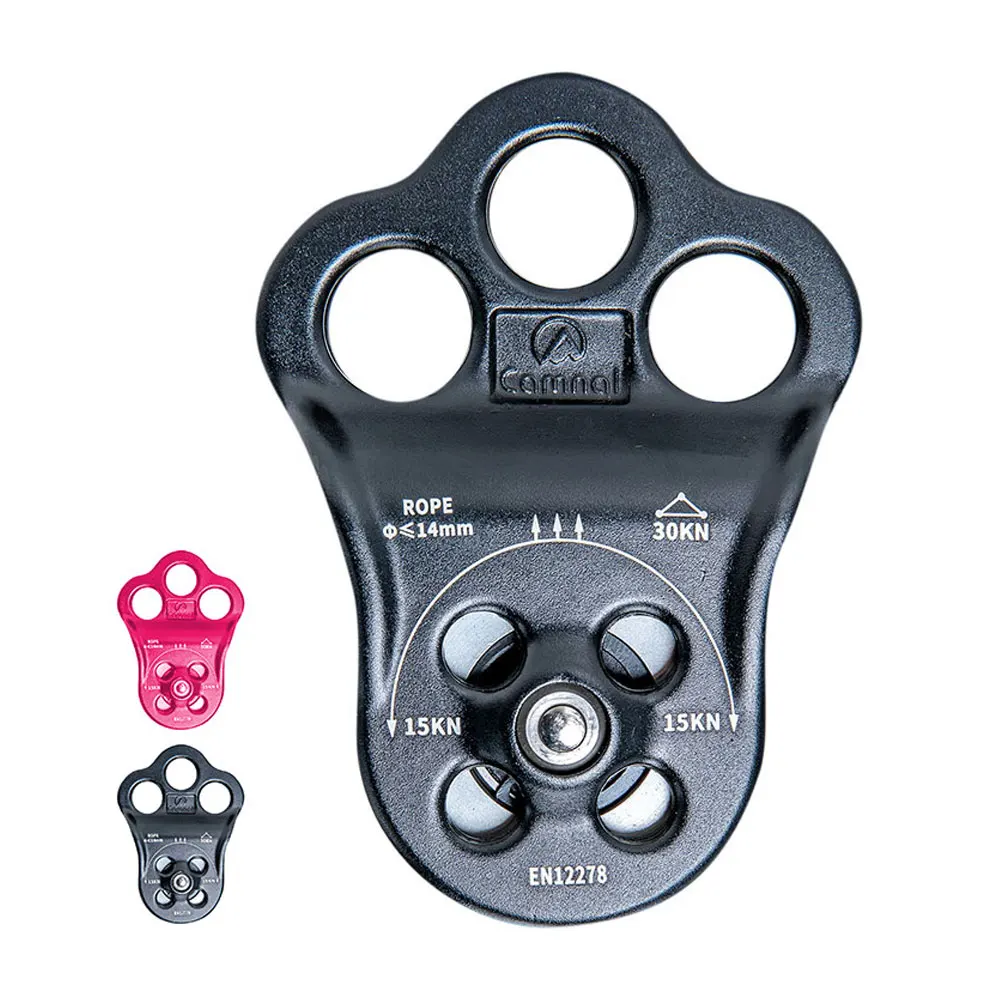 Outdoor Double-bearing Pulley High-altitude Rescue Equipment Rock Climb ...