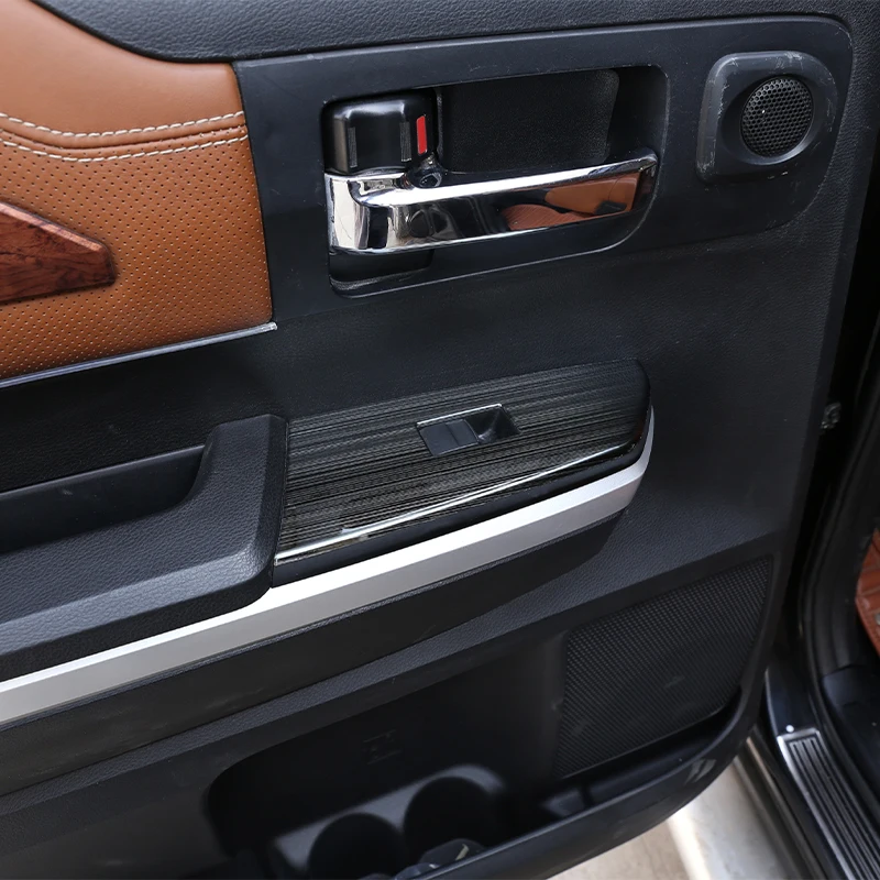 For-Toyota-Tundra-2014-2021-Stainless-Car-Window-Button-Glass-Lifting ...