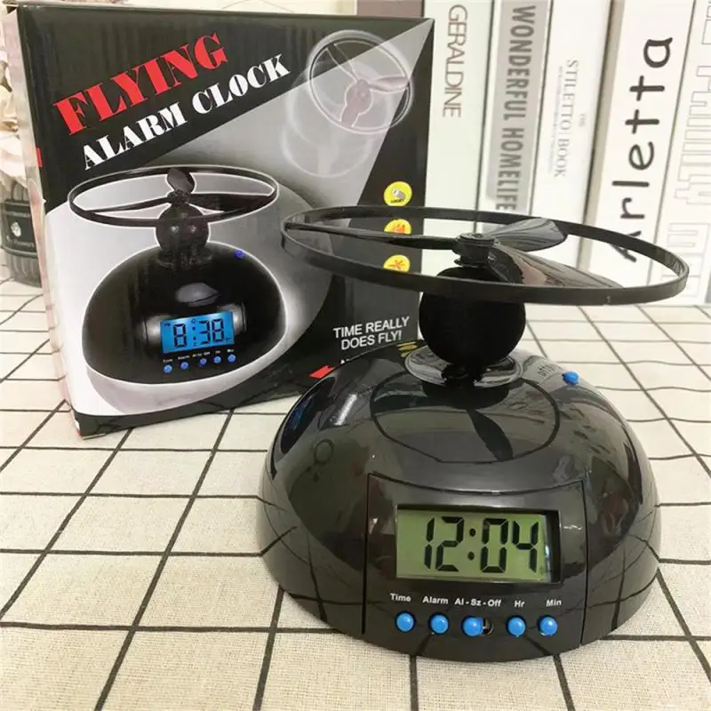 Flying-Alarm-Clock-Novelty-Digital-LED-Alarm-Clock-Gadget-Helicopter ...