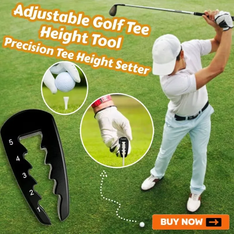 Adjustable Golf Tee Height Tool Precision Tee Height Setter for ...