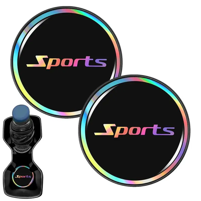 Car-Coasters-For-Cup-Holders-2pcs-Cool-Reflective-Car-Cup-Mats-Non-Slip ...