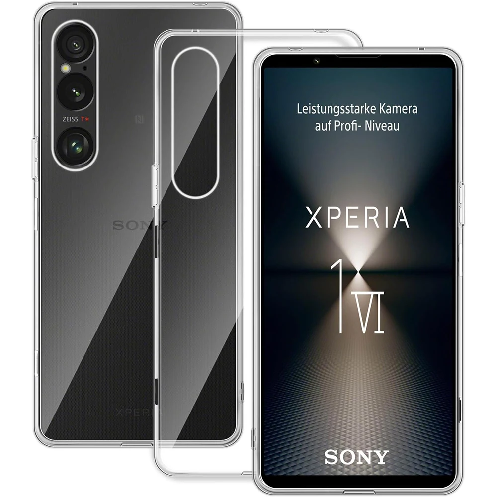 Simple-Slim-Soft-TPU-Clear-Transparent-Phone-Case-On-For-Sony-Xperia-1 ...