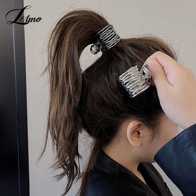 High-Ponytail-Clip-For-Women-Fashion-Metal-Hair-Claw-Girls-Clamps-Girl ...
