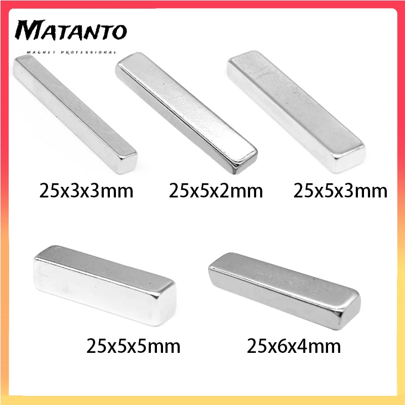 Bloque-magn-tico-de-neodimio-N35-25x3x3-25x5x2-25x10x1-25x10x4-25x10x5 ...