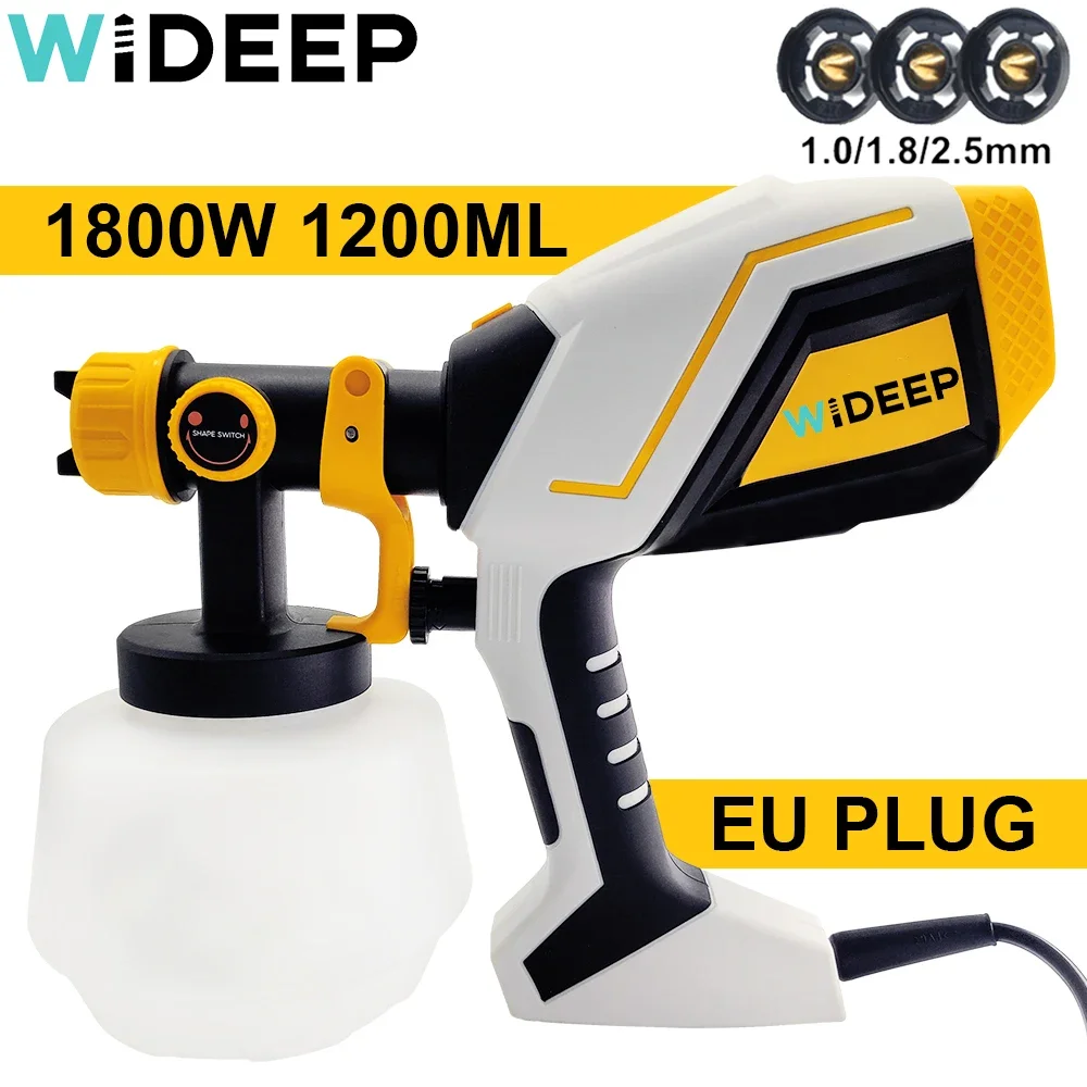 1800W-220V-Electric-Spray-Gun-High-Power-HVLP-Paint-Sprayer-Auto ...