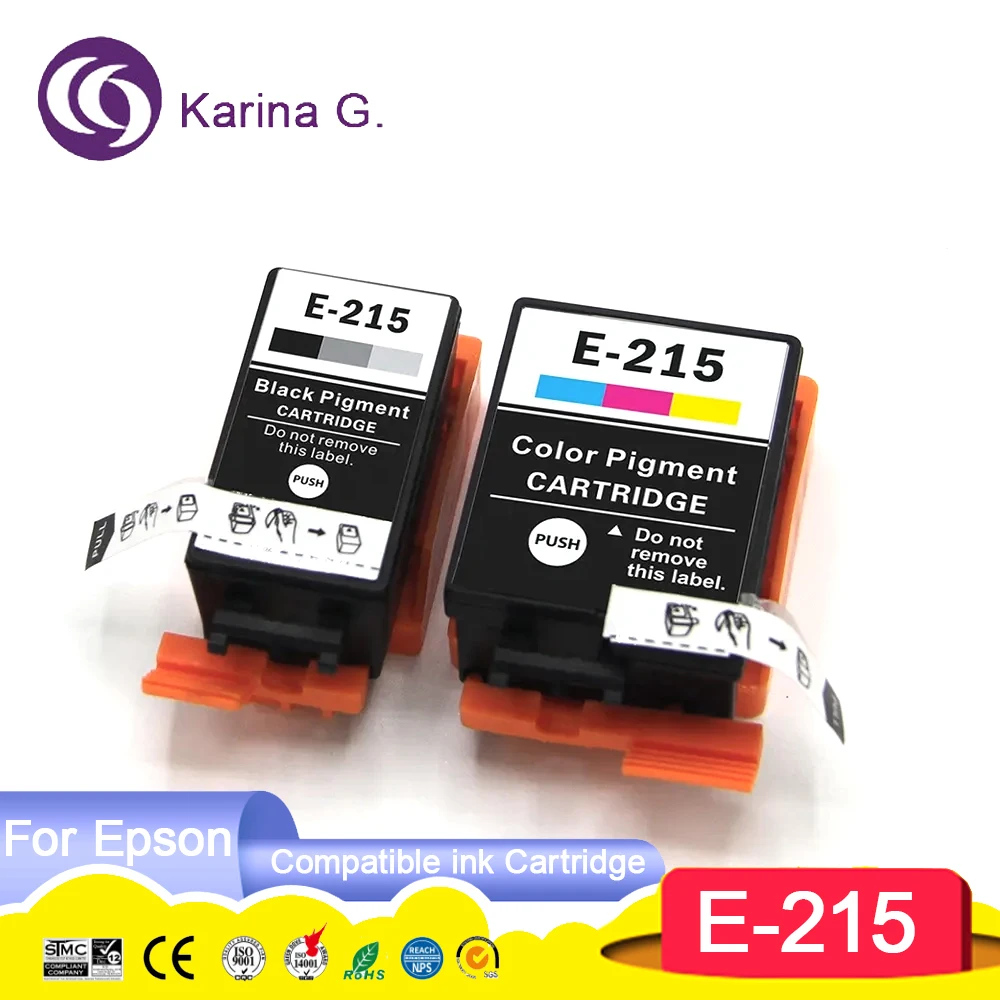 Cartucho-de-tinta-Compatible-con-Epson-215-T215-T2151-T2160-Color ...