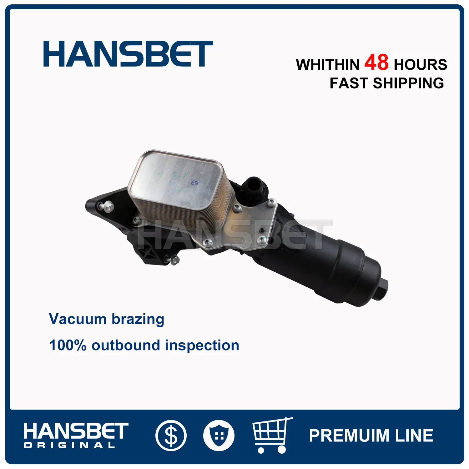 Engine-Oil-Cooler-Filter-Housing-Vacuum-brazing-11428596283-Fit-BMW ...