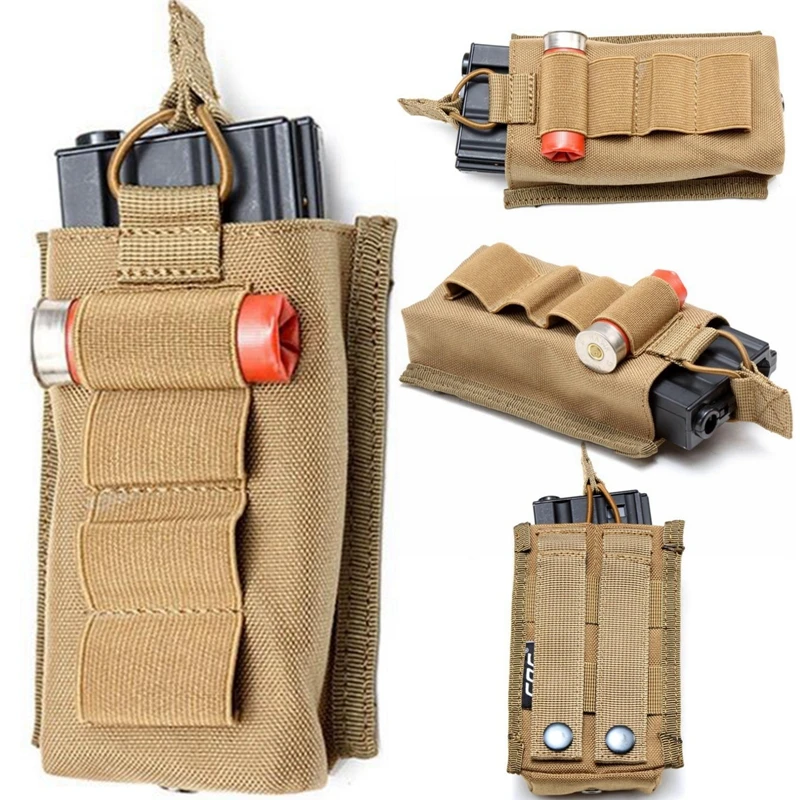 Tactical-16-round-12G-shotgun-magazine-and-Molle-bag-suitable-for ...
